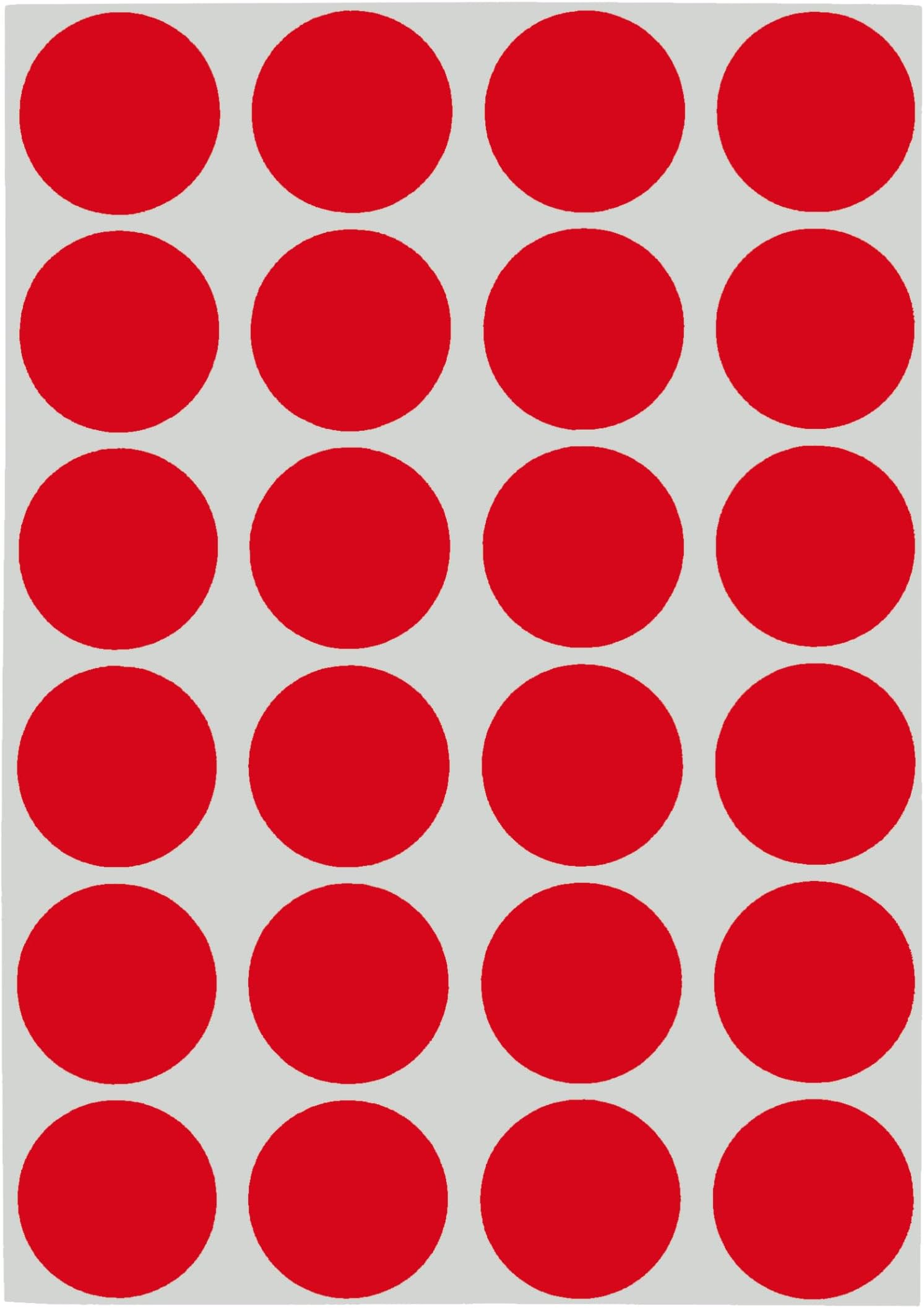 Amazon.com : ChromaLabel 3/4 Inch Circle Sticker Labels, Easy to Write ...