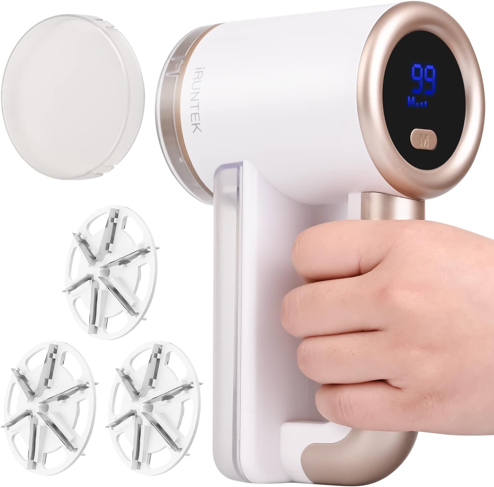 Amazon.com: POPCHOSE Fabric Shaver, Rechargeable Lint Remover Defuzzer ...