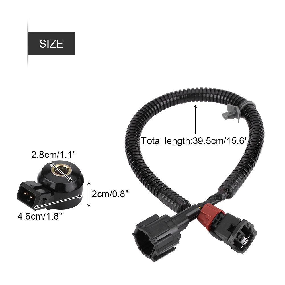 Car Ignition Engine Detonation Knock Sensor with Wiring Harness: Buy ...