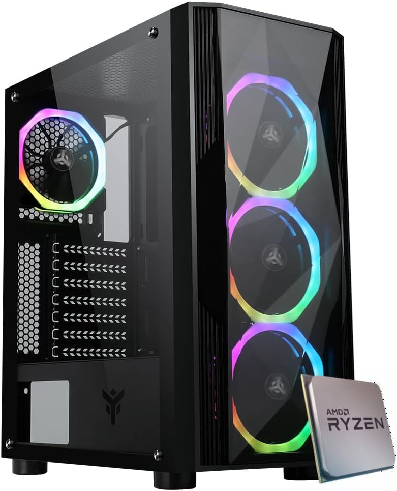 EMCA4 Computer Gaming PC Assemblato Fisso AMD Ryzen 7 5800X - Nvidia ...