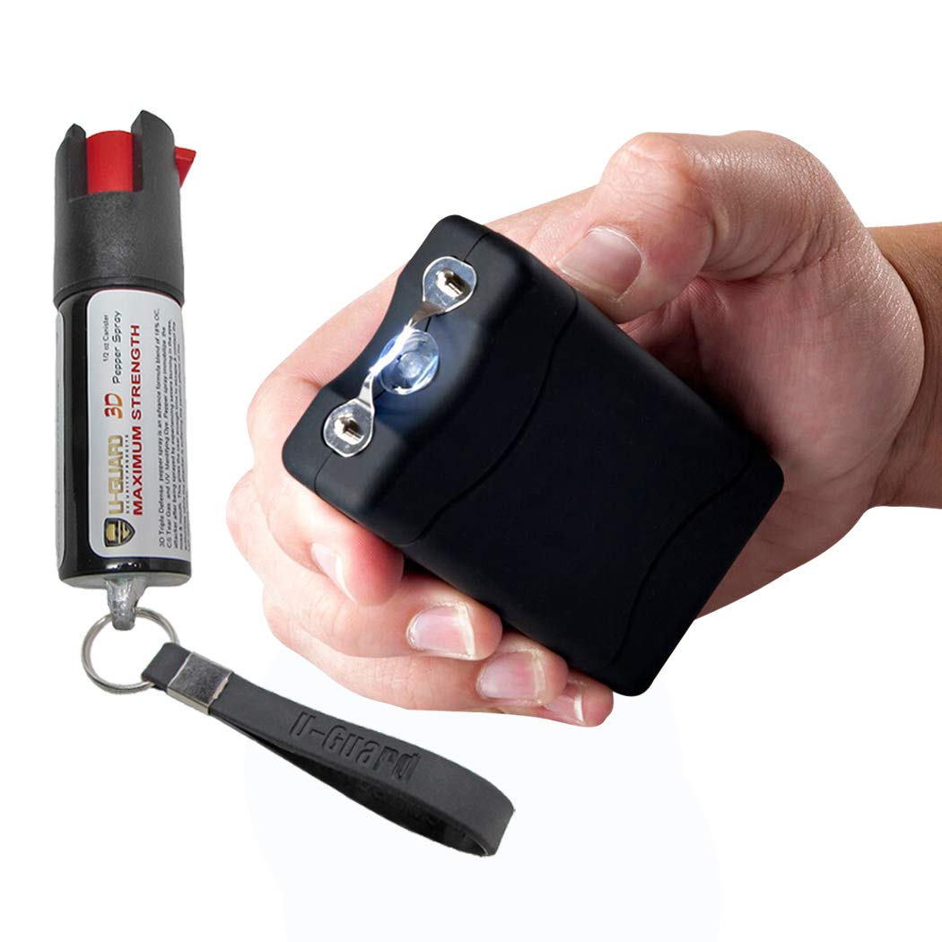 Mini Stun Gun Pocket Pepper Spray Non Lethal Self Defense | Desertcart ...