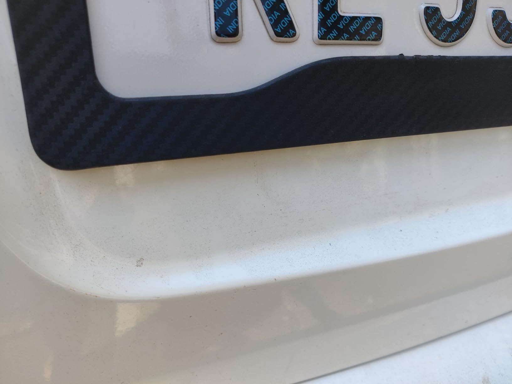 KSHEERI Carbon Fiber Number Plate Frames (Front and Rear), Carbon Fiber ...