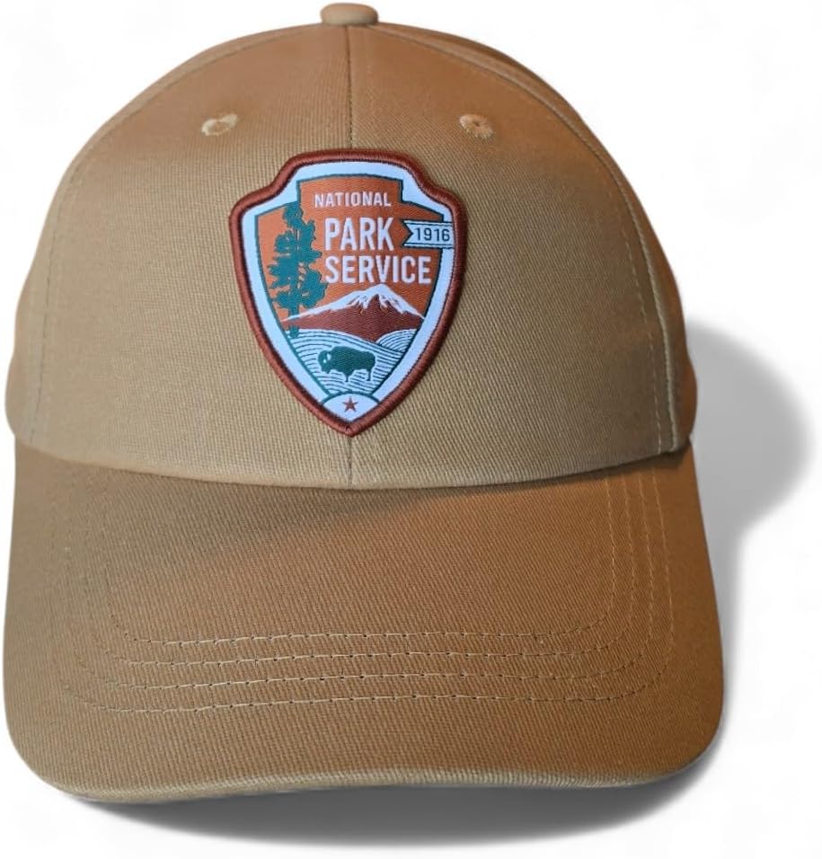 National Park Service Hat Official Baseball Cap, Khaki, Cotton Twill ...