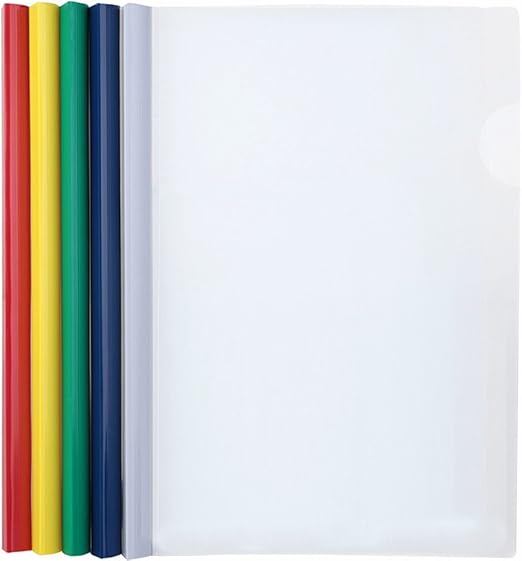 Amazon.com : Shxstore Plastic Clear Sliding Bar File Folder Report ...