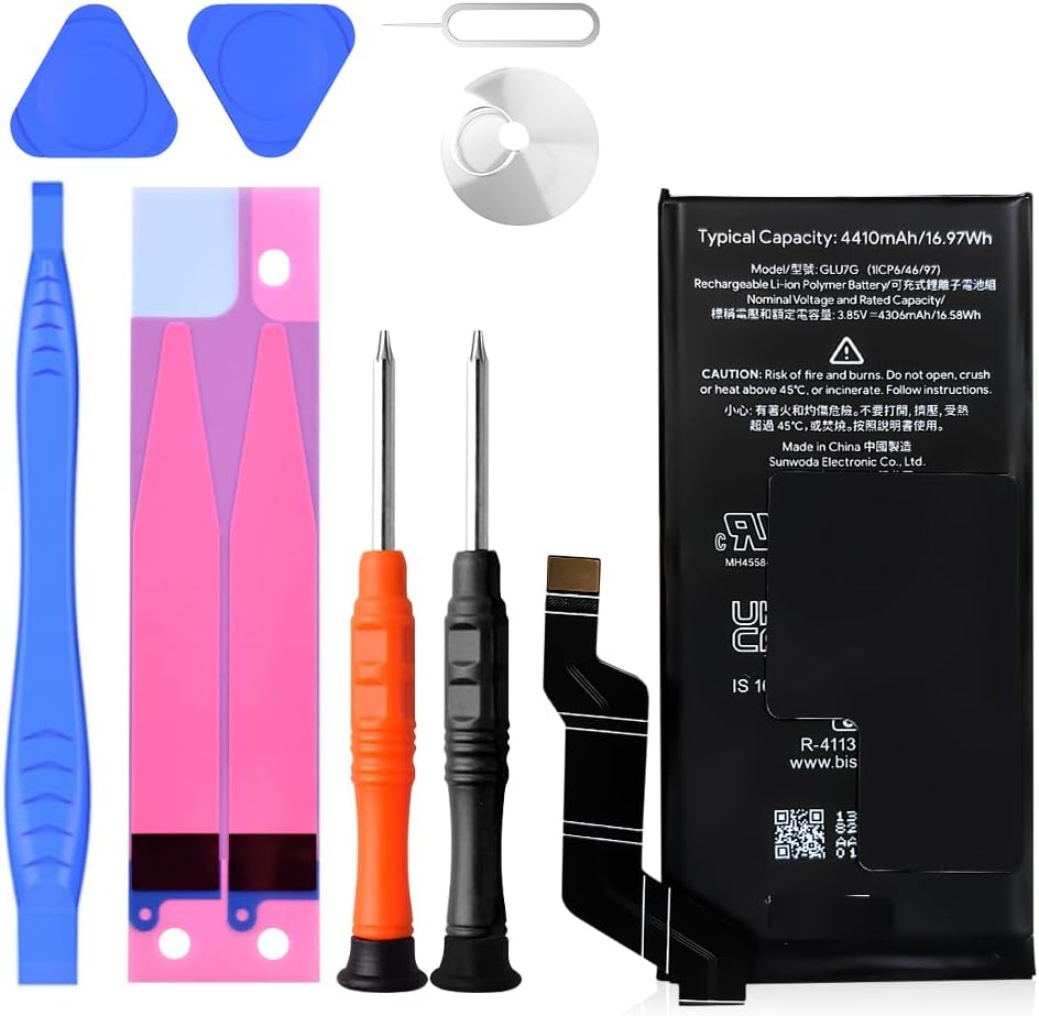 Amazon.com: SHENMZ Battery Replacement for Google Pixel 8 4575mAh ...