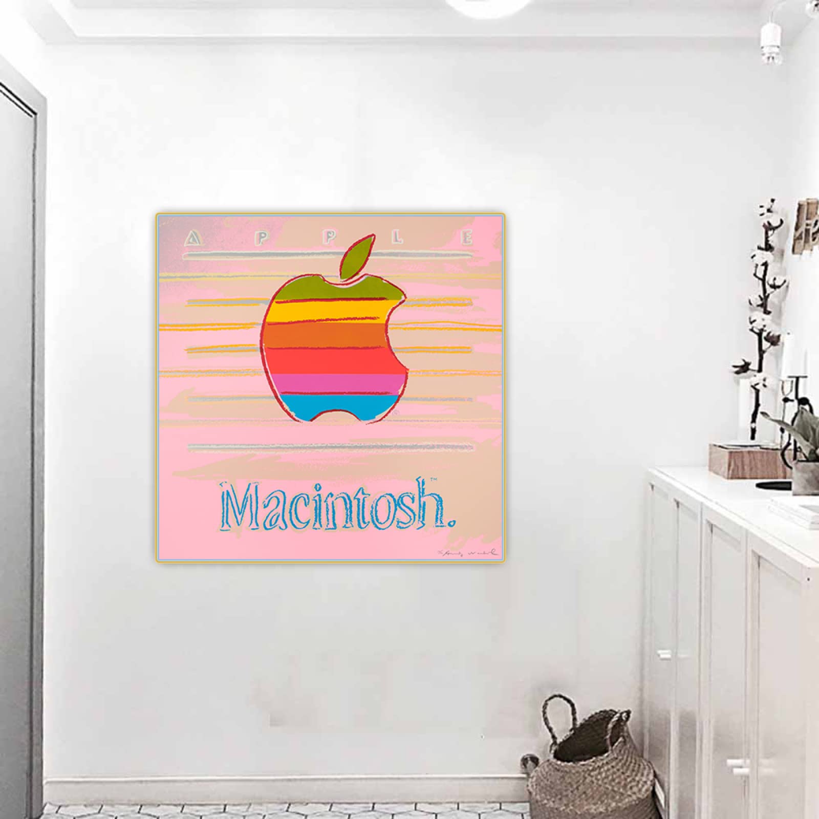 Andy Warhol Apple Logo Andy Warhol, Apple, From The Ads Portfolio,