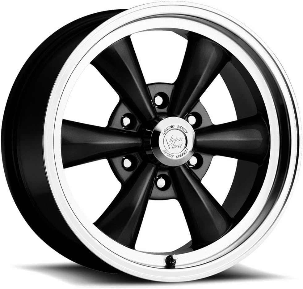 Amazon.com: Vision Wheels 141 Legend 5 Gloss Black 17X8 6x139.7 19et 87 ...