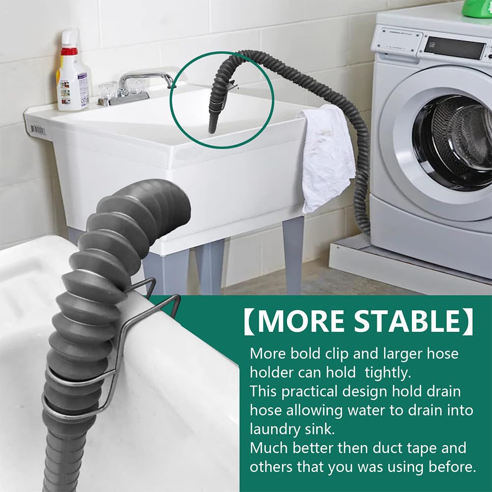 Snapklik.com : Washing Machine Drain Hose Holder, 304 Stainless Steel ...