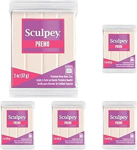 Amazon.com: Sculpey Premo Polymer Oven-Bake Clay, Translucent, Non ...