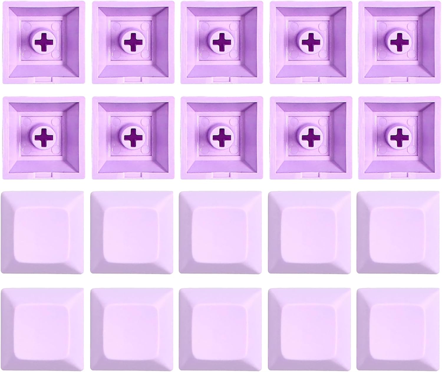 PBT DSA Keycaps Upgraded 1U Height for Gaming Mechanical Keyboard 20PCS ...