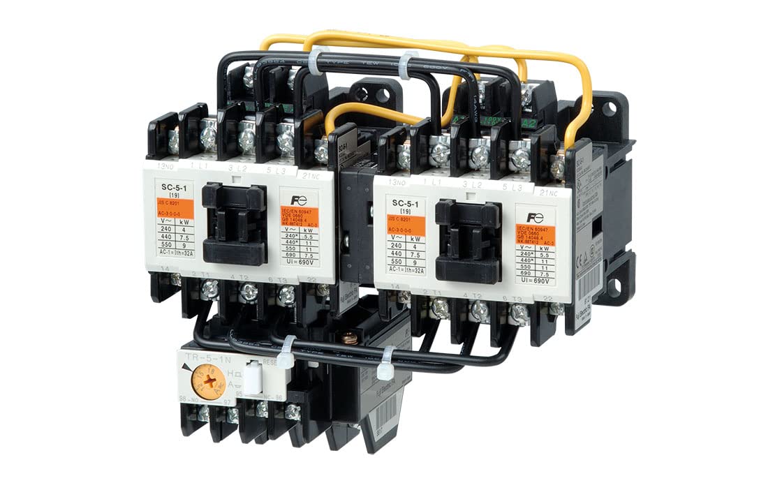 Amazon.co.jp: 富士電機 SW-5-1RM AC200V 2.2KW 1a1b 標準形電磁開閉器 ケースカバーなし NN : 産業・研究開発用品