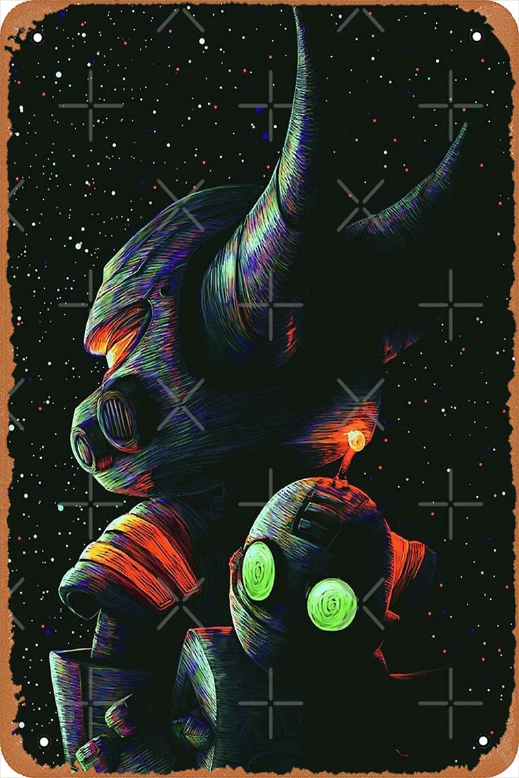 Amazon.com: Wall Decor Sign - Ratchet and Clank - Ratchet and Clank 2 ...