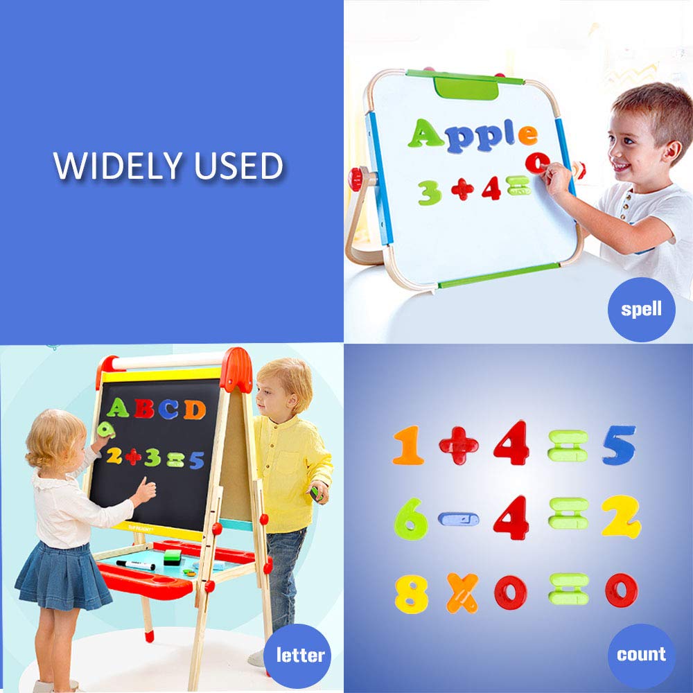 Buy HOONEW Magnetic Letters Numbers Alphabet Plastic ABC 123 Fridge ...