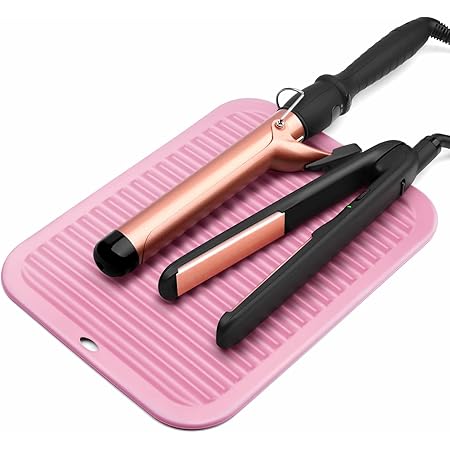 Amazon.com : Large Heat Resistant Mat for Hair Tool with Velcro, 11.69 ...