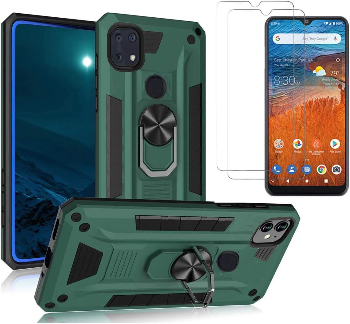 Amazon.com: DAMONDY Case for ZTE Z6250,ZTE Zmax 10 Case,Kickstand 360 ...