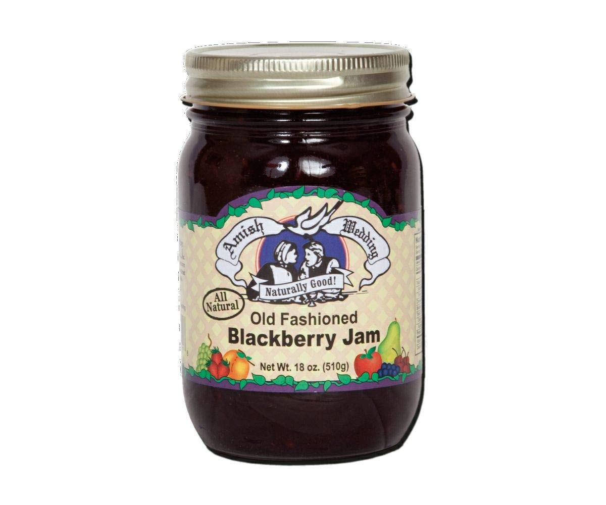 Amazon.com: Amish Wedding Blackberry Jam 18oz. : Grocery & Gourmet Food