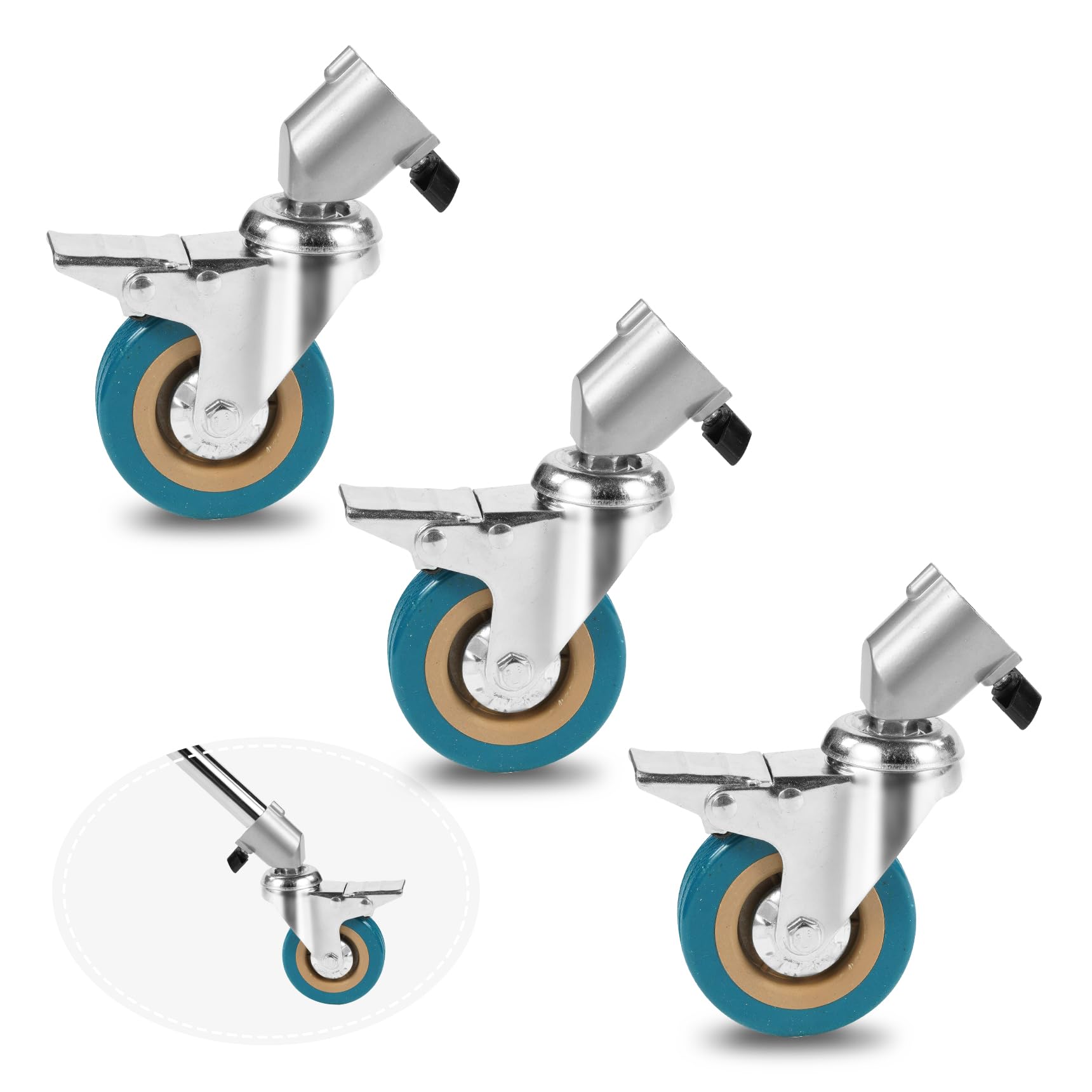 Amazon.com: Selens Professional Light Stand Wheels Set 0.9inch/22mm ...