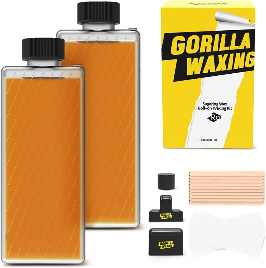 Amazon.com : /Gorilla Waxing/Warmer Free Roll on Wax Kit, Roller Self ...