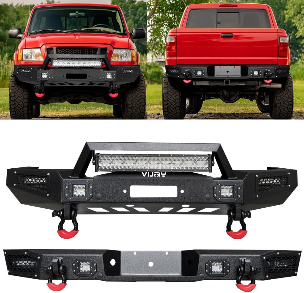Amazon.com: Vijay Front and Rear Bumper Compatible with 1998-2011 Ford ...
