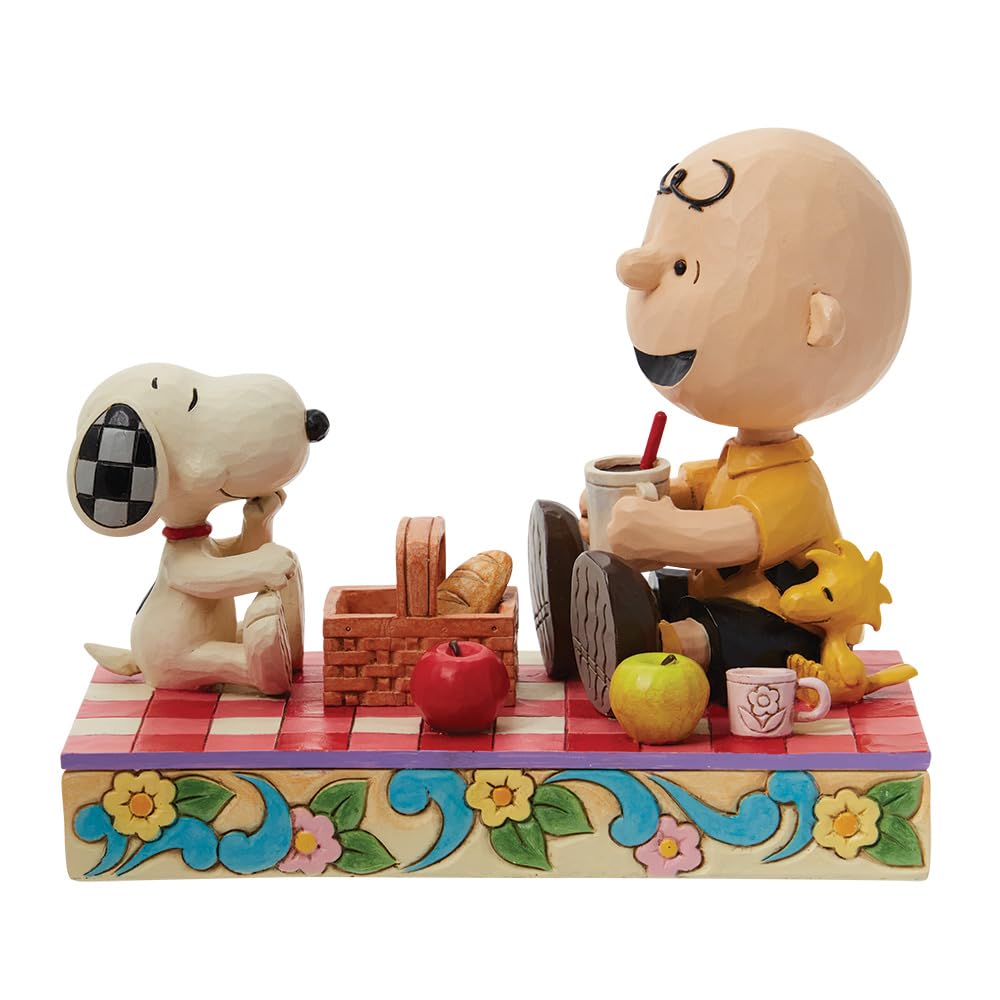 Enesco Jim Shore Snoopy & Friends Picnic Figurine : Amazon.co.uk: Home ...