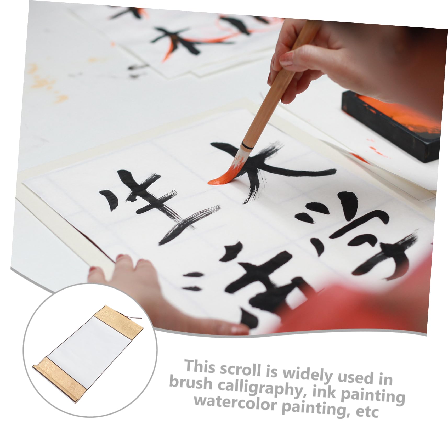 Paper Roll KALLORY Calligraphy Scroll Paper - 2pc Traditional Chinese ...
