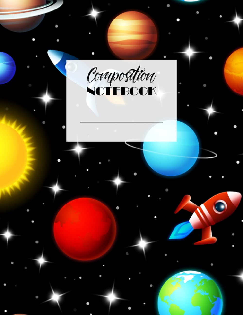 Unlined Composition Notebook for Kids: Blank Journal for Girls, Boys or ...