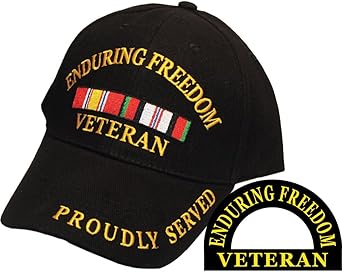 Amazon.com: Operation Enduring Freedom Veteran Ballcap Hat: Clothing ...