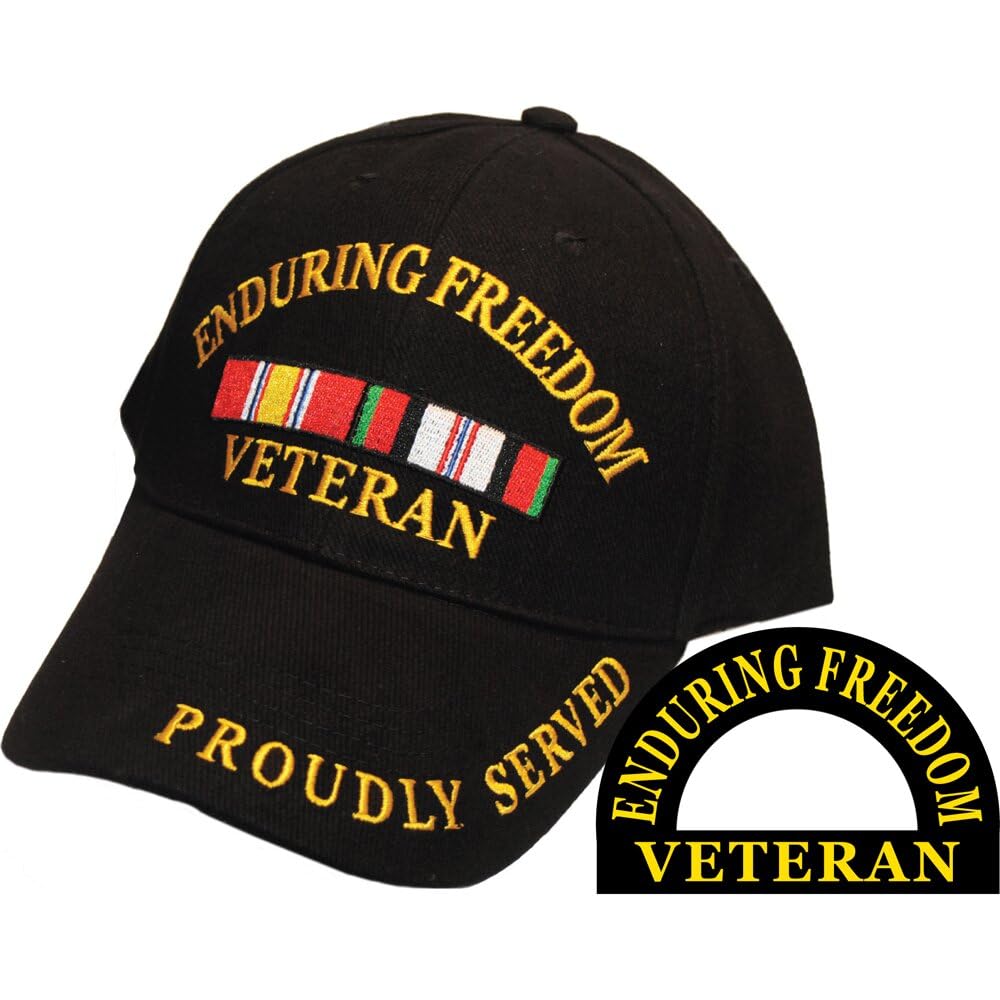 Amazon.com: Operation Enduring Freedom Veteran Ballcap Hat: Clothing ...
