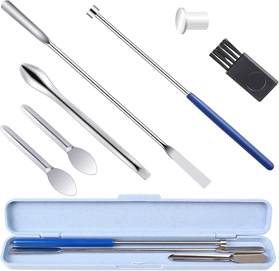 Capsule Filling Micro Spoon Spatula - Herb Powders Tamper Tool - Lab ...