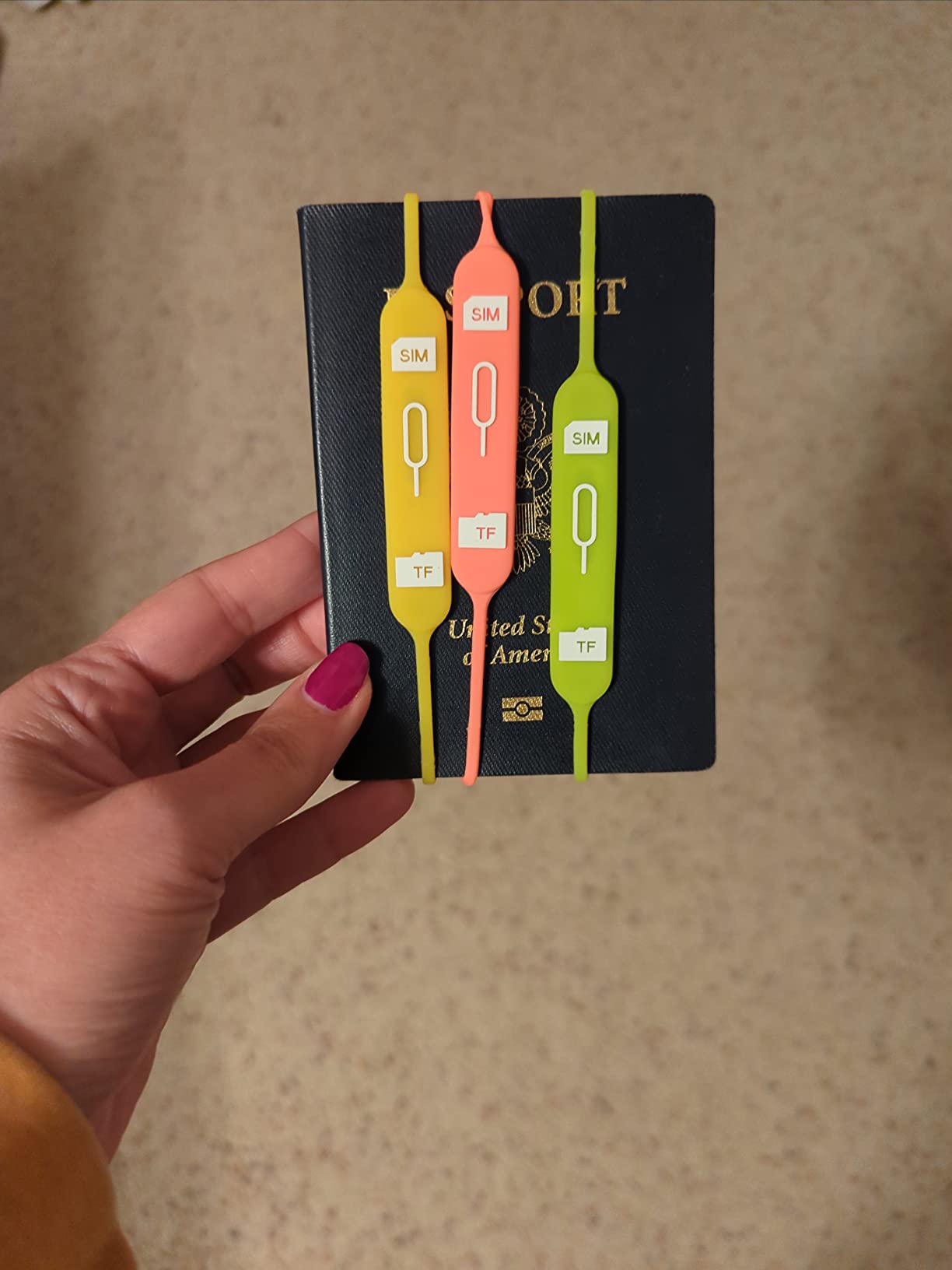 Amazon.com | 3pcs/Set Sim/Pin Card Holder Storage Line,Micro SD Storage ...