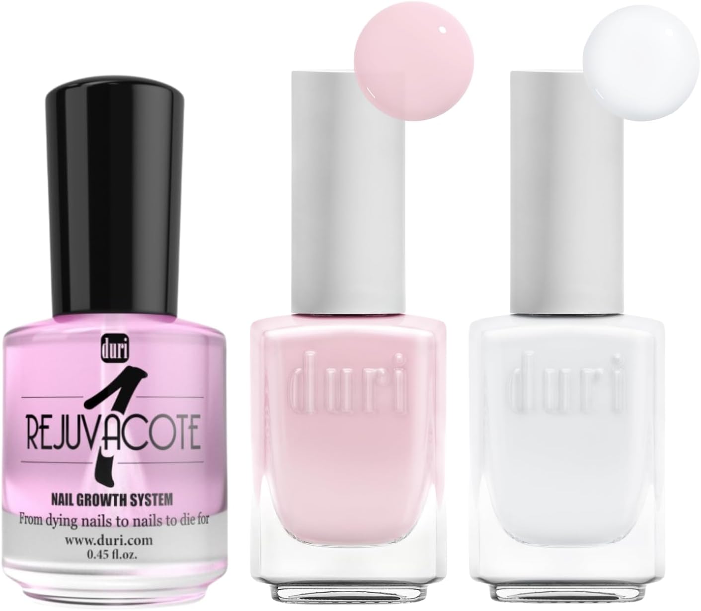 Amazon.com : Duri Cosmetics Rejuvacote Nail Growth Bundle with Forever ...
