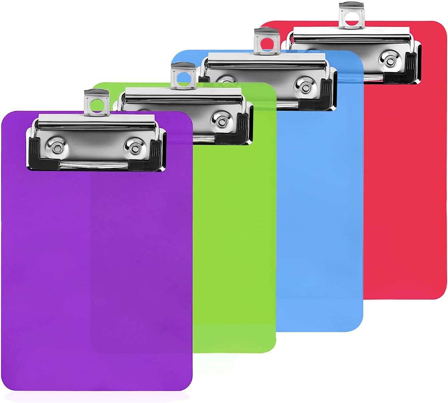 Mini Clipboard, 4 x 6 Inch Small Clip Boards, Cute Office Notepads ...