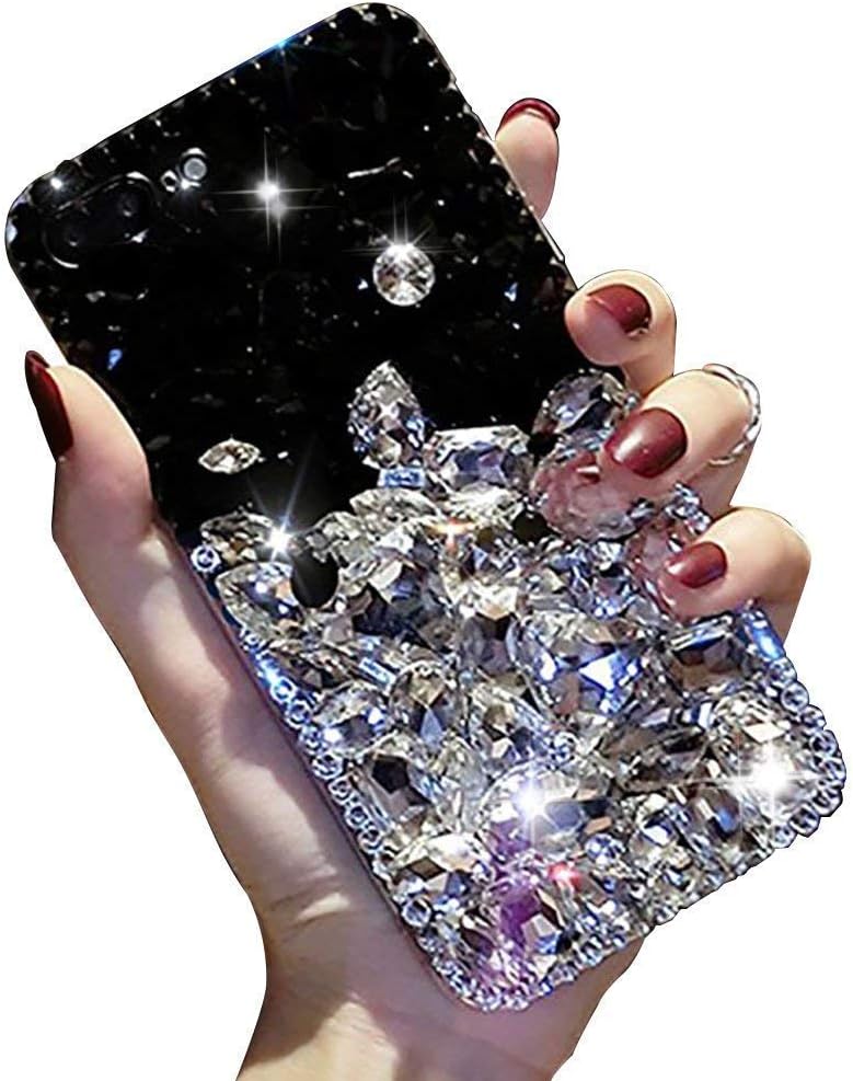 Amazon.com: Bling Diamond Case for Samsung Galaxy S9 Plus, LCHDA ...