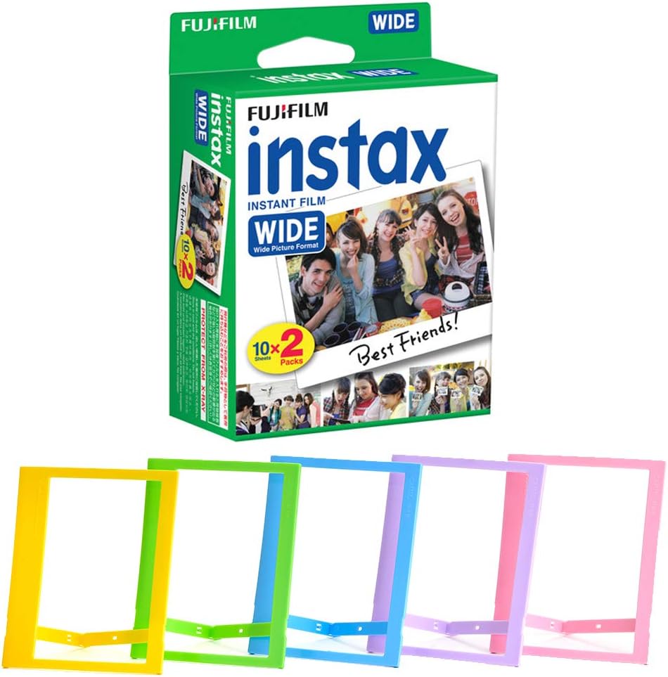 Amazon.com : Fujifilm Wide Instant Film Twin Pack X2 (40 Sheets ...