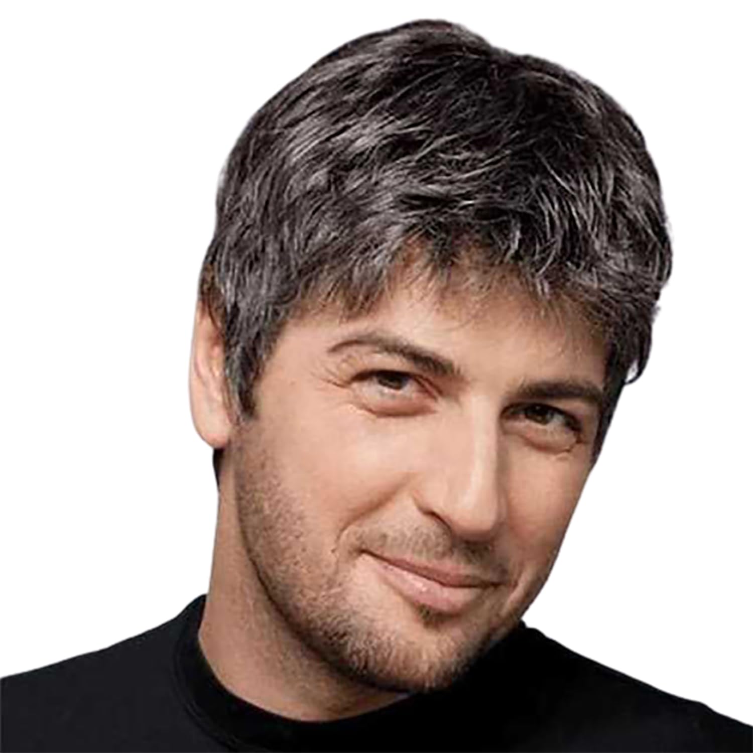 Amazon.com : UNIHPY Business Natural and Realistic Full Wig For Medium ...