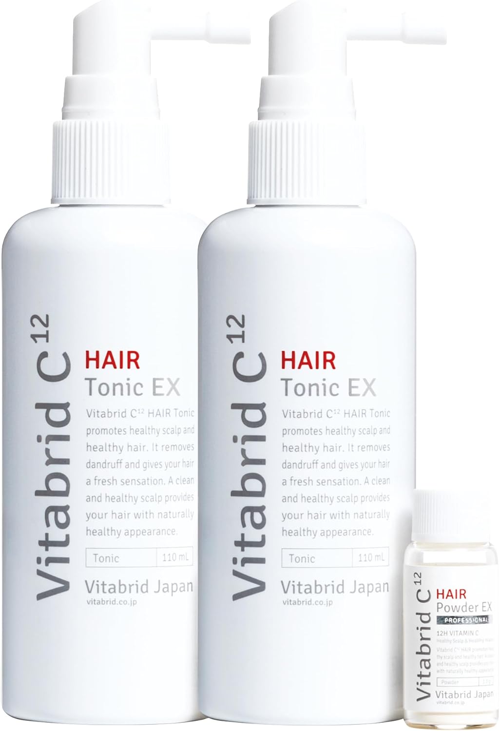 Amazon | 薬用育毛剤 ビタブリッドC ヘアートニックセット EX 220ml / 3.0g (2本セット ） [ 発毛 医薬部外品 育毛トニック ] 【 正規品カード付 ...