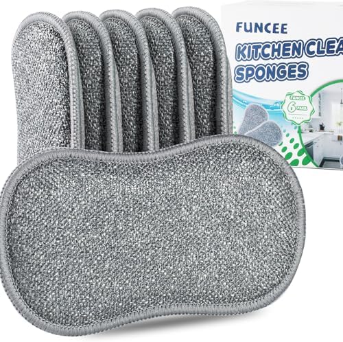 Amazon.com: Onutis 10 Pack Kitchen Sponges - Dual Sided Scrub Sponges ...