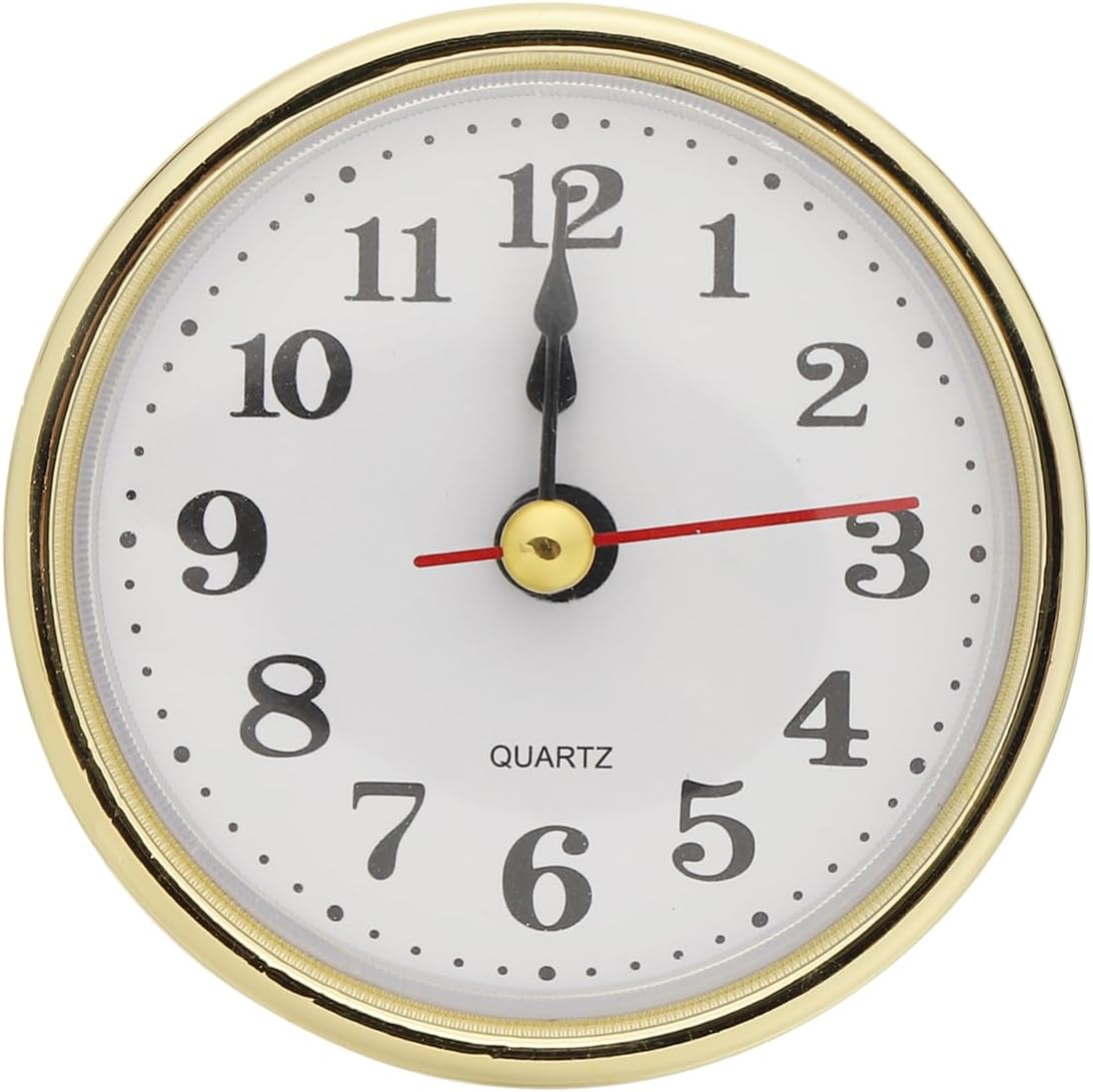 Amazon.com: HILLHOME Mini Clock Insert 2-1/8 Inch (55 mm) Round Quartz ...