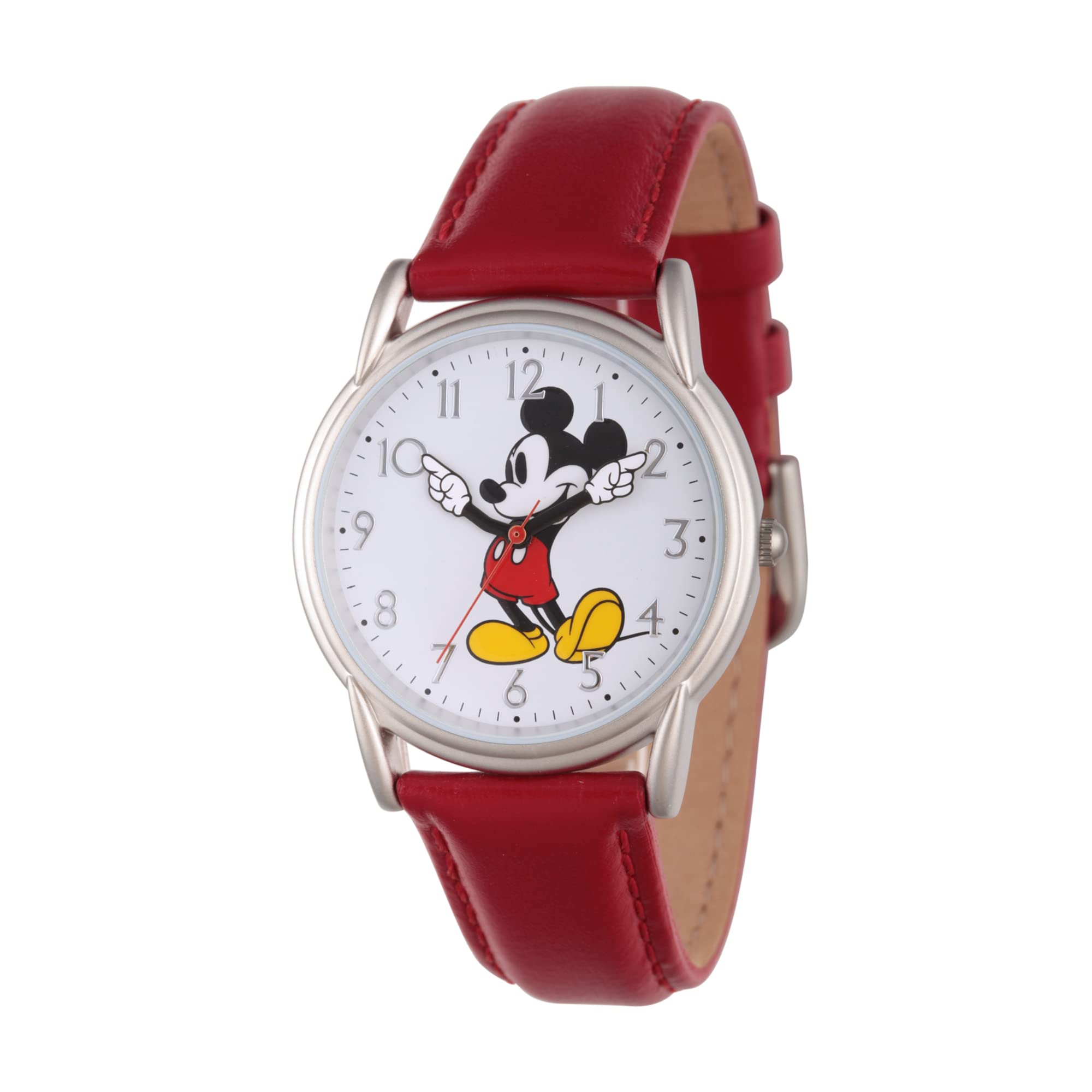 Disney Unisex-Adults Analogue Quartz Watch with Faux Leather Strap ...