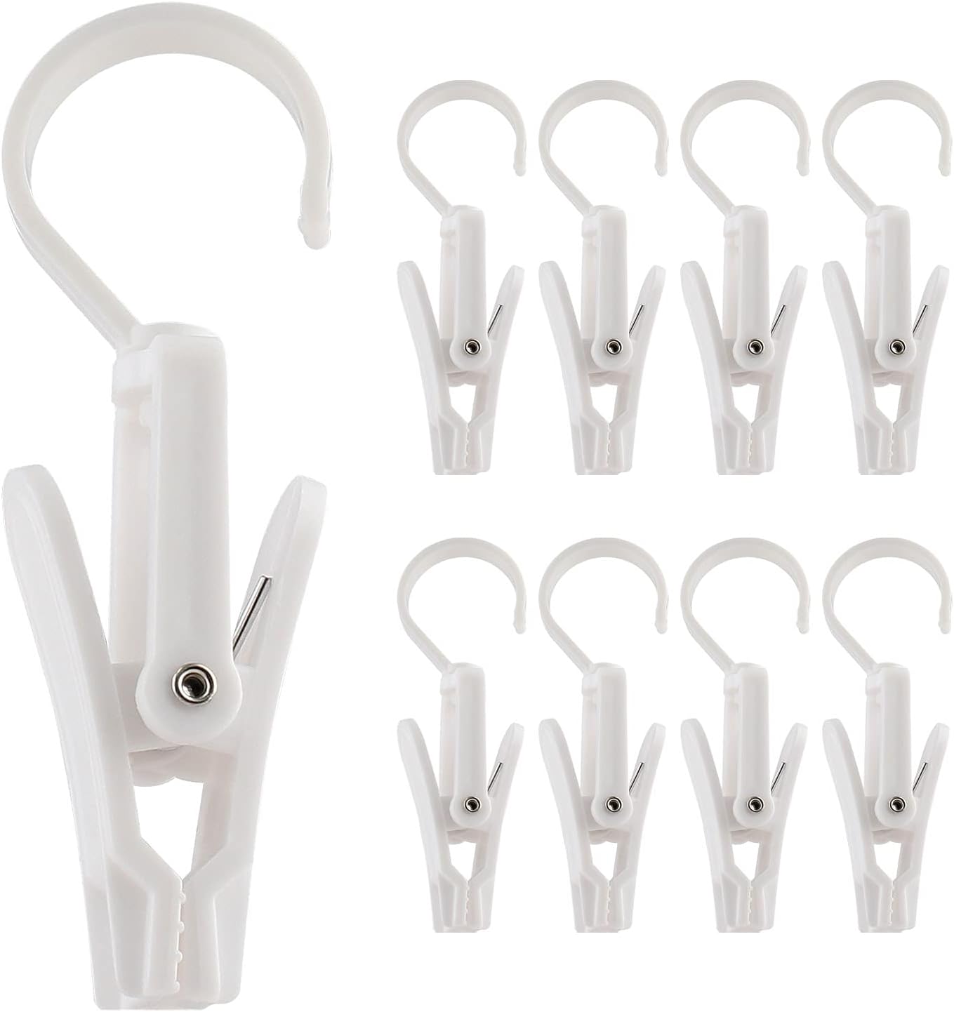 Amazon.com: Jiozermi 20 PCS Laundry Hooks Clip, Plastic Clothes Pins ...