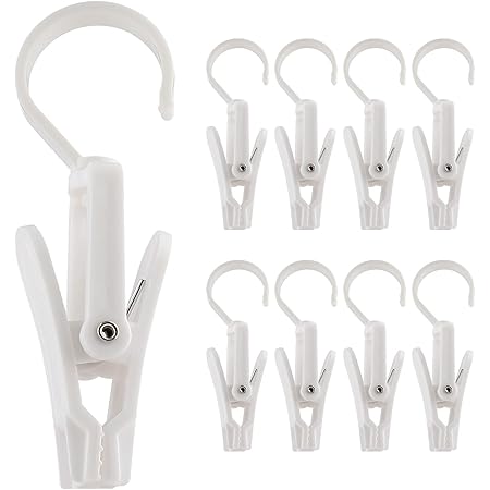 Amazon.com: Jiozermi 20 PCS Laundry Hooks Clip, Plastic Clothes Pins ...