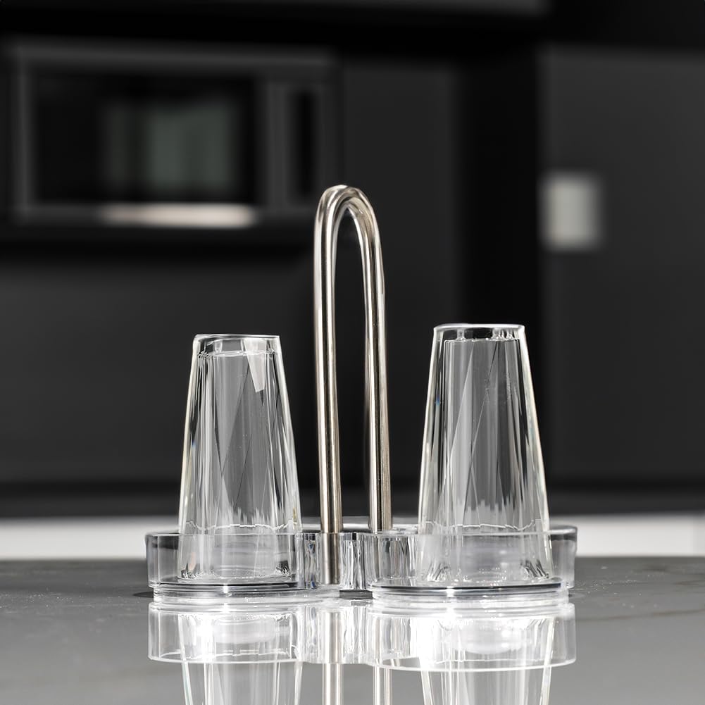 Snapklik.com : Set Of 2 Crystal Seasoning Bottle
