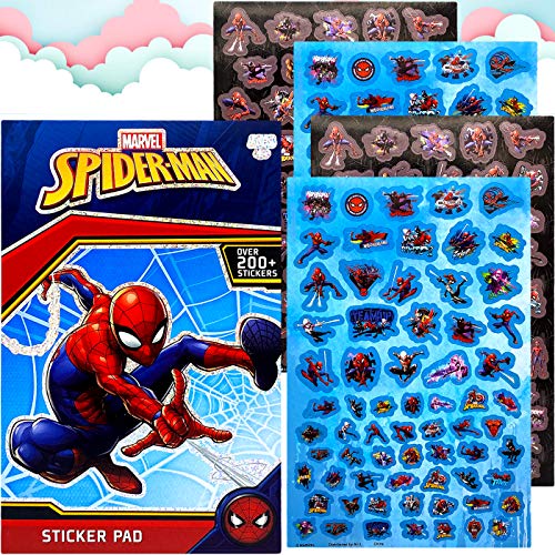 Snapklik.com : Marvel Spiderman Sticker Book Over 200+ - Perfect For ...