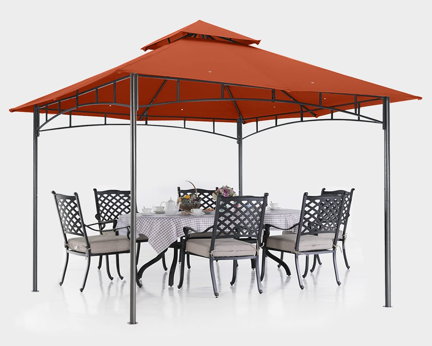 Snapklik.com : ABCCANOPY Gazebos For Patios 8x8 - Outdoor Steel Frame ...