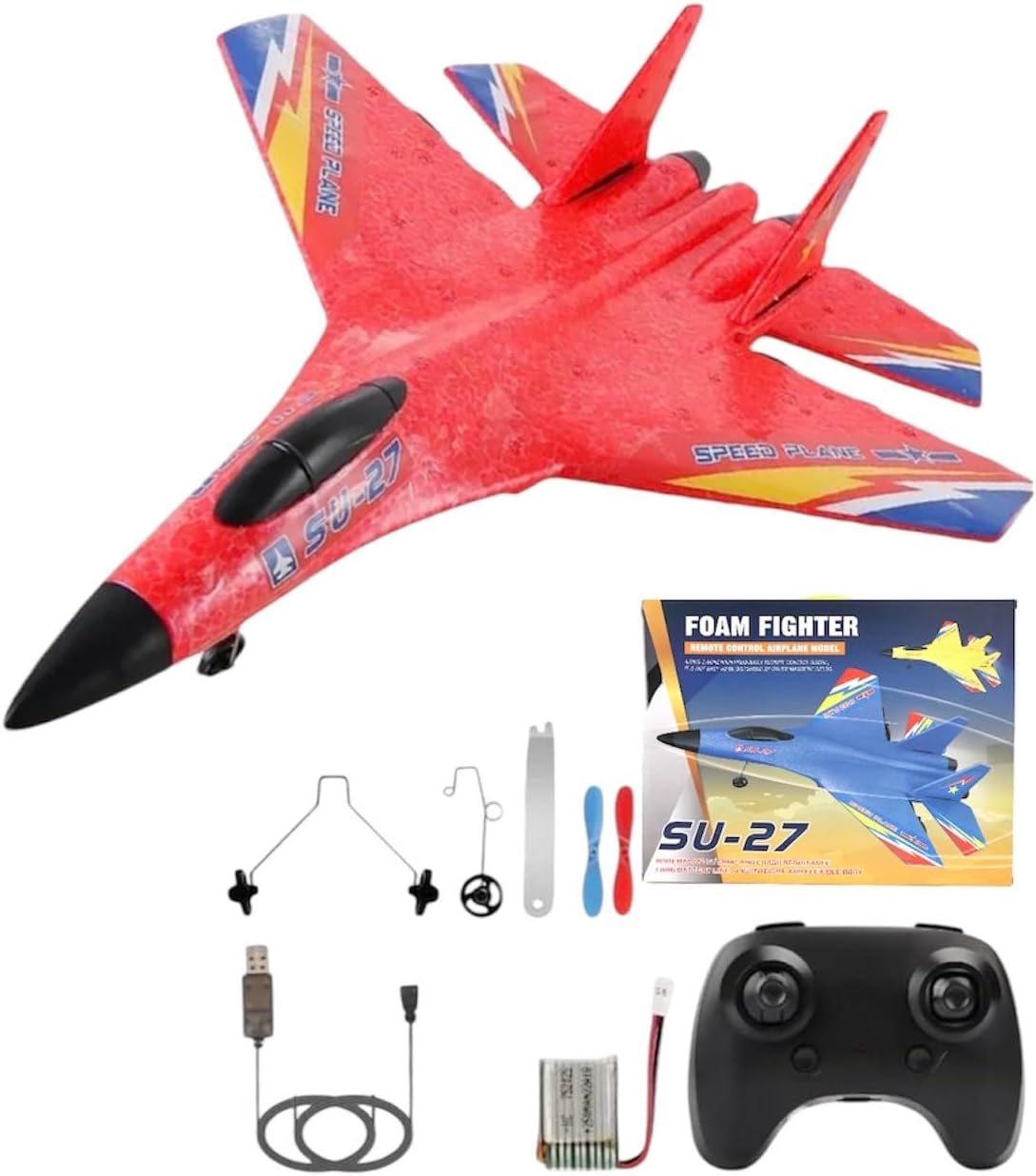 Buy Kidology HW-33 RC Airplane, 2.4GHhz 2 Channel Remote Contorl Plane ...
