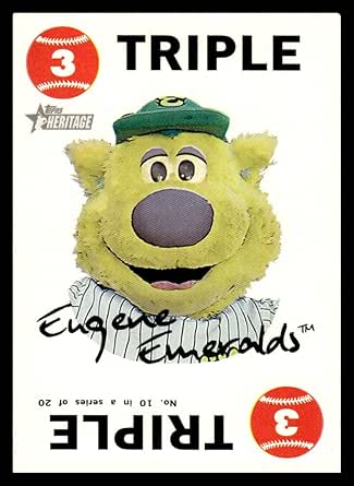 Amazon.com: 2017 Topps Heritage Minor League Mascots 1968 Topps Game ...