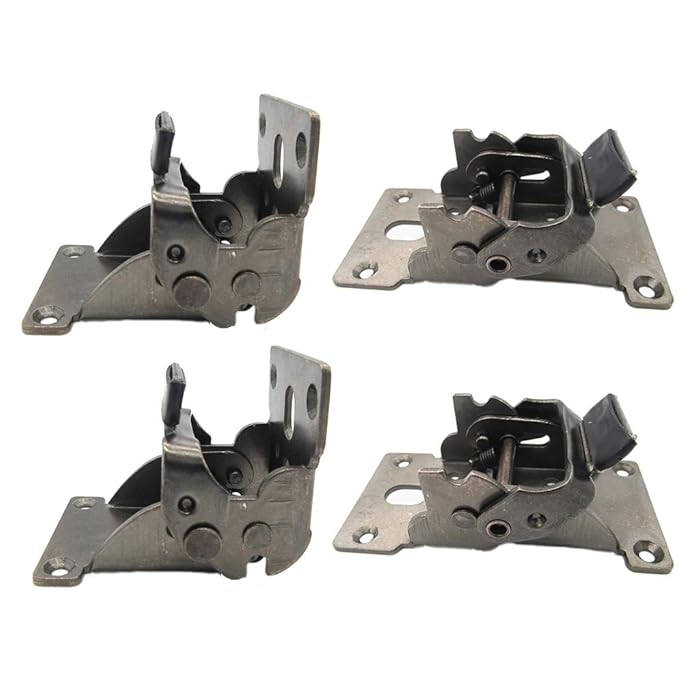 Buy Hoowen Metal Foldable Drop Leaf Supports, Self-Lock Extension Table ...