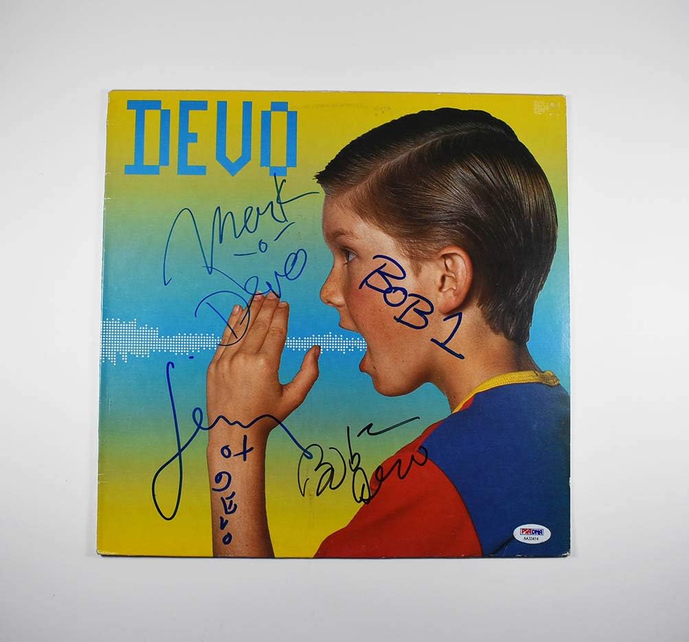 Devo Shout Signed Record Album LP Certified Authentic PSA/DNA COA at ...