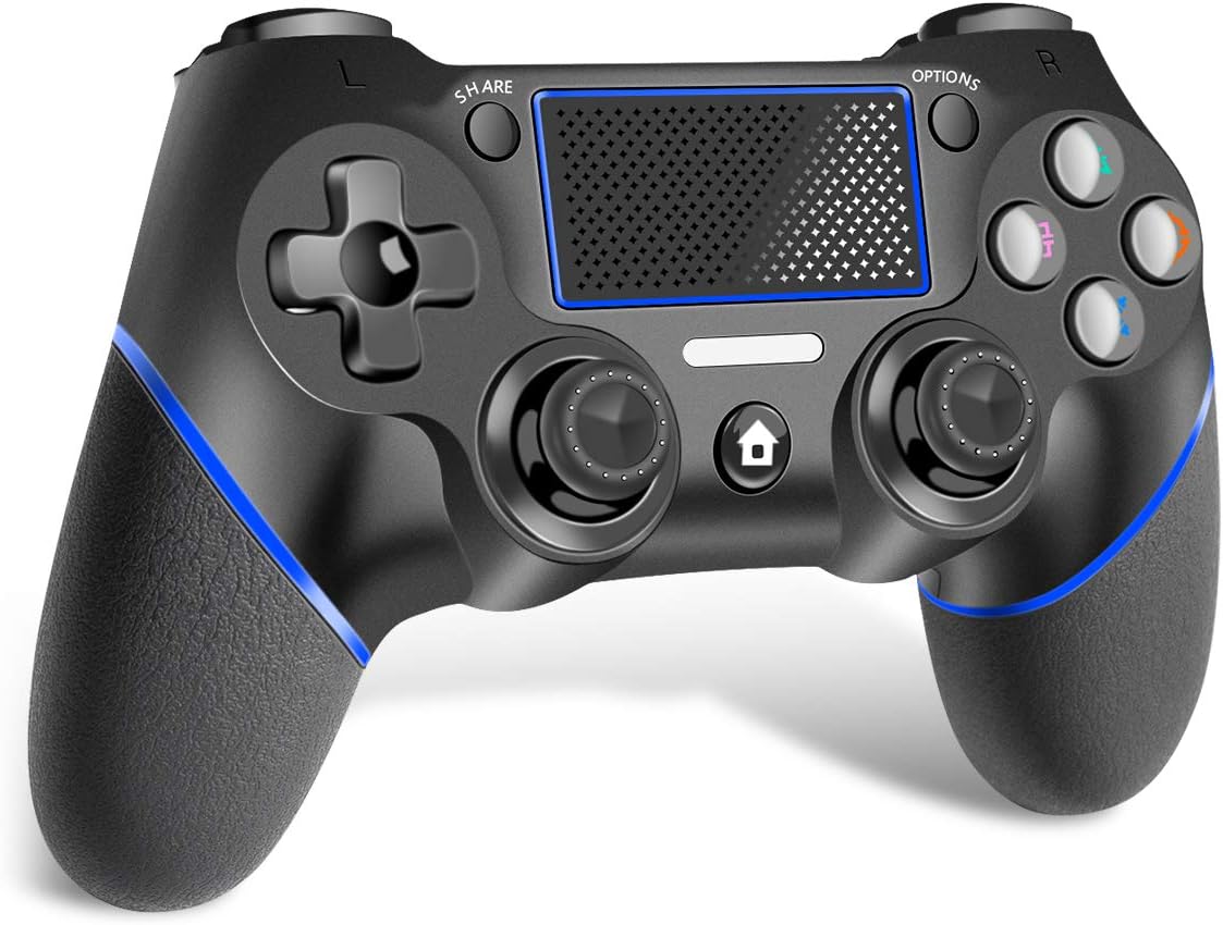 CHEREEKI PS4 Controller, Wireless Bluetooth Gamepad Joystick Controller ...