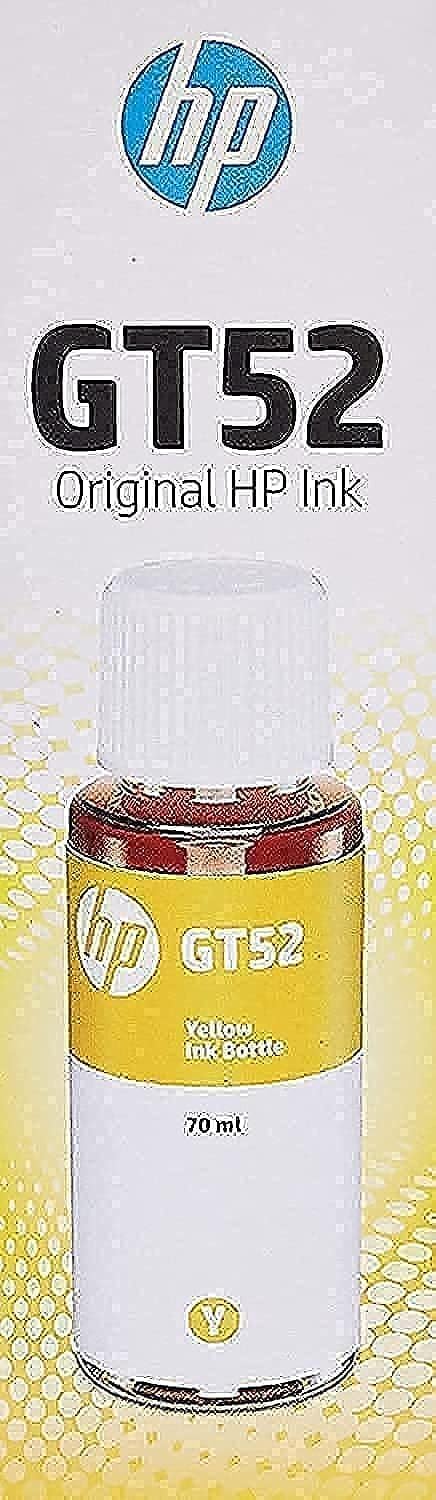 Hp Gt52 Yellow Original Ink Bottle - M0H56Ae : Buy Online at Best Price ...